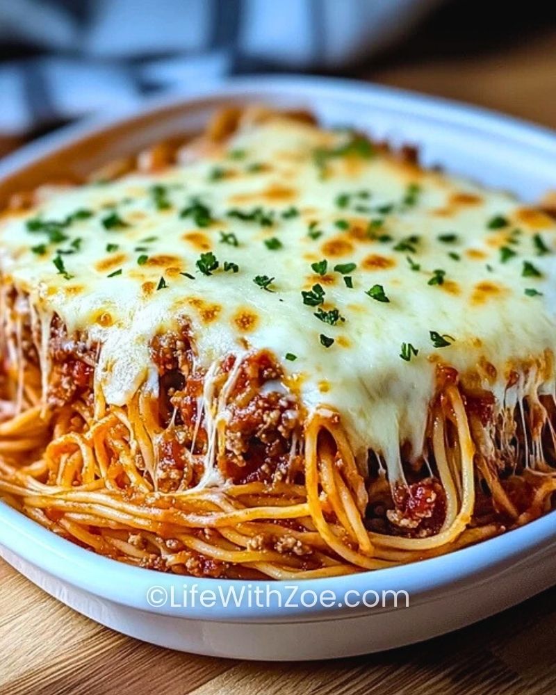 Baked Cream Cheese Spaghetti