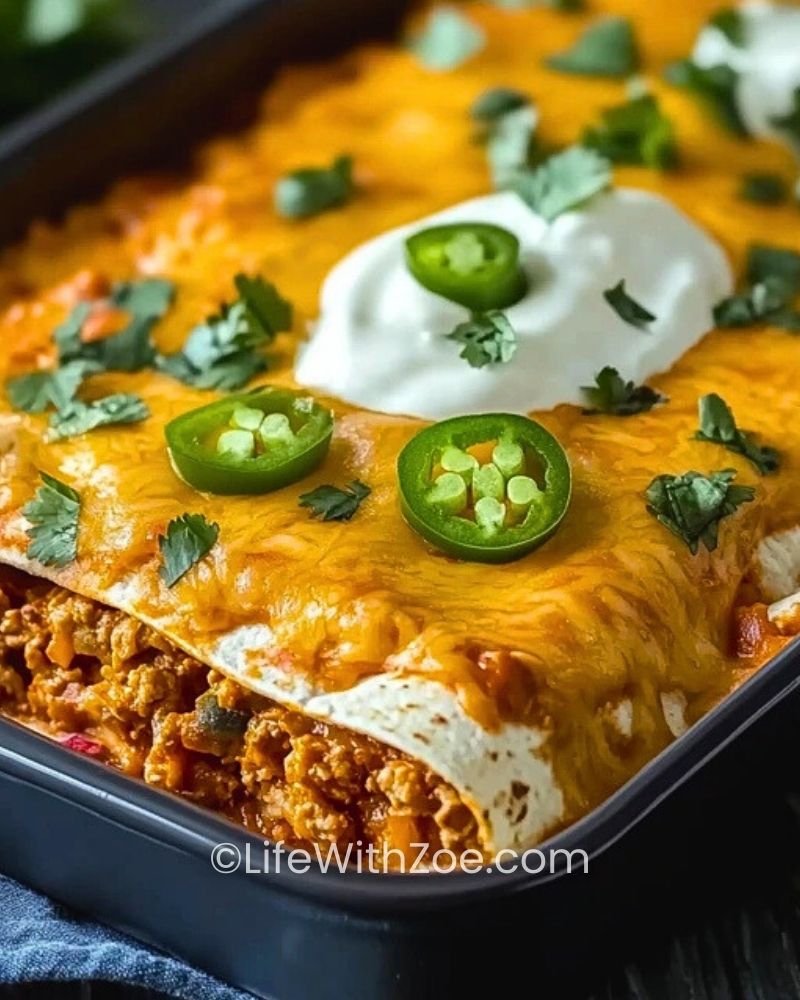 Easy Baked Burrito Casserole Recipe