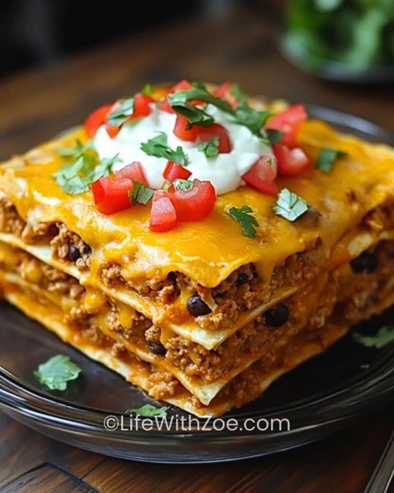 Layered Taco Bake – Life with Zoe