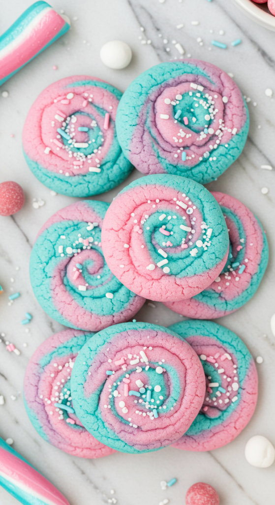 Cotton Candy Cookies