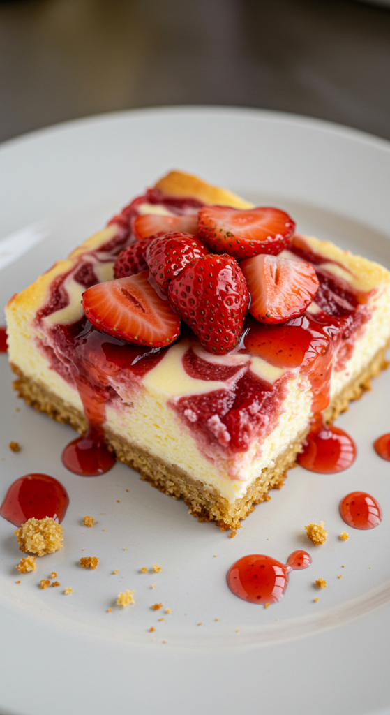 Gooey Strawberry Earthquake Cake