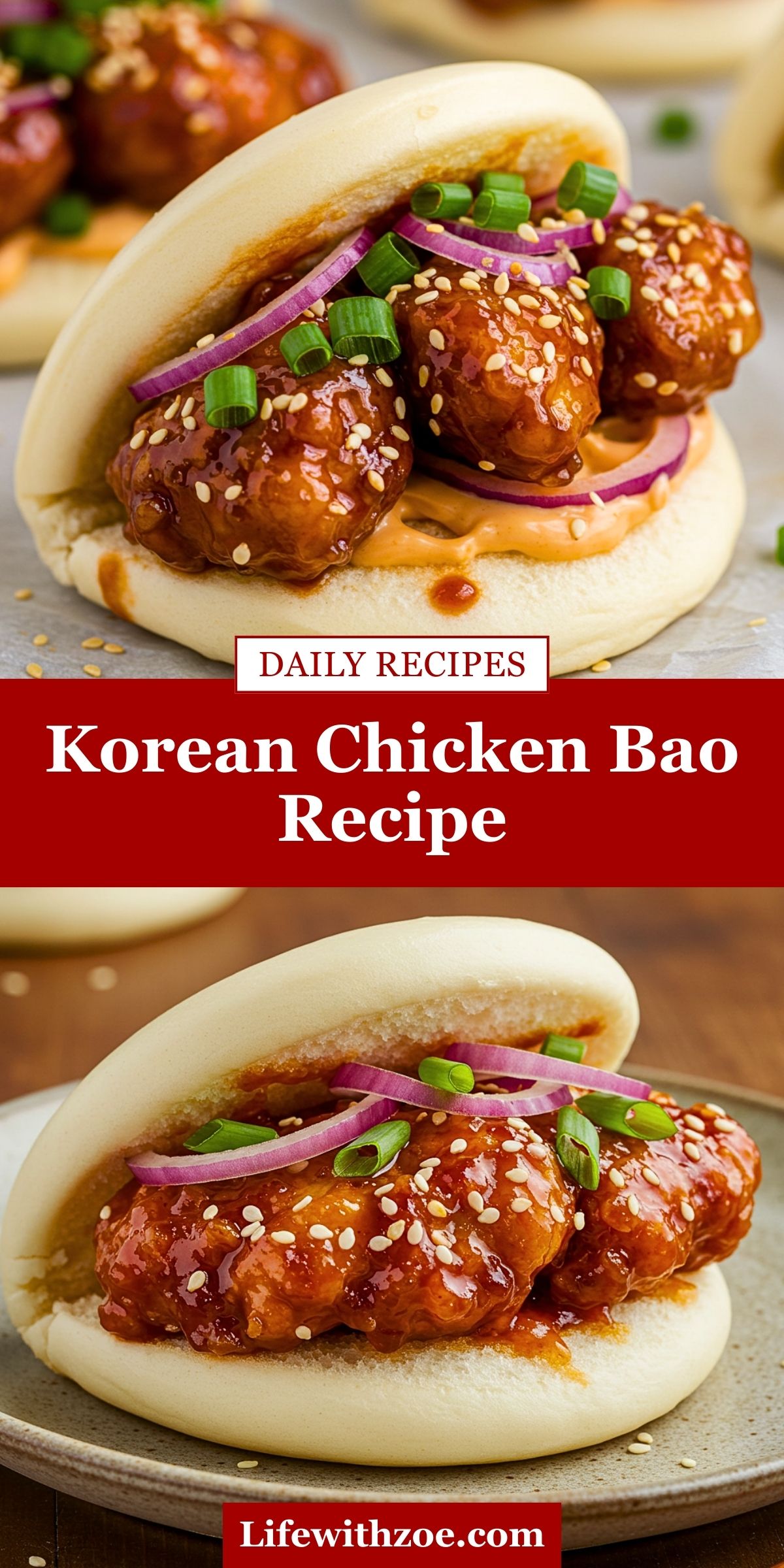 Korean Chicken Bao
