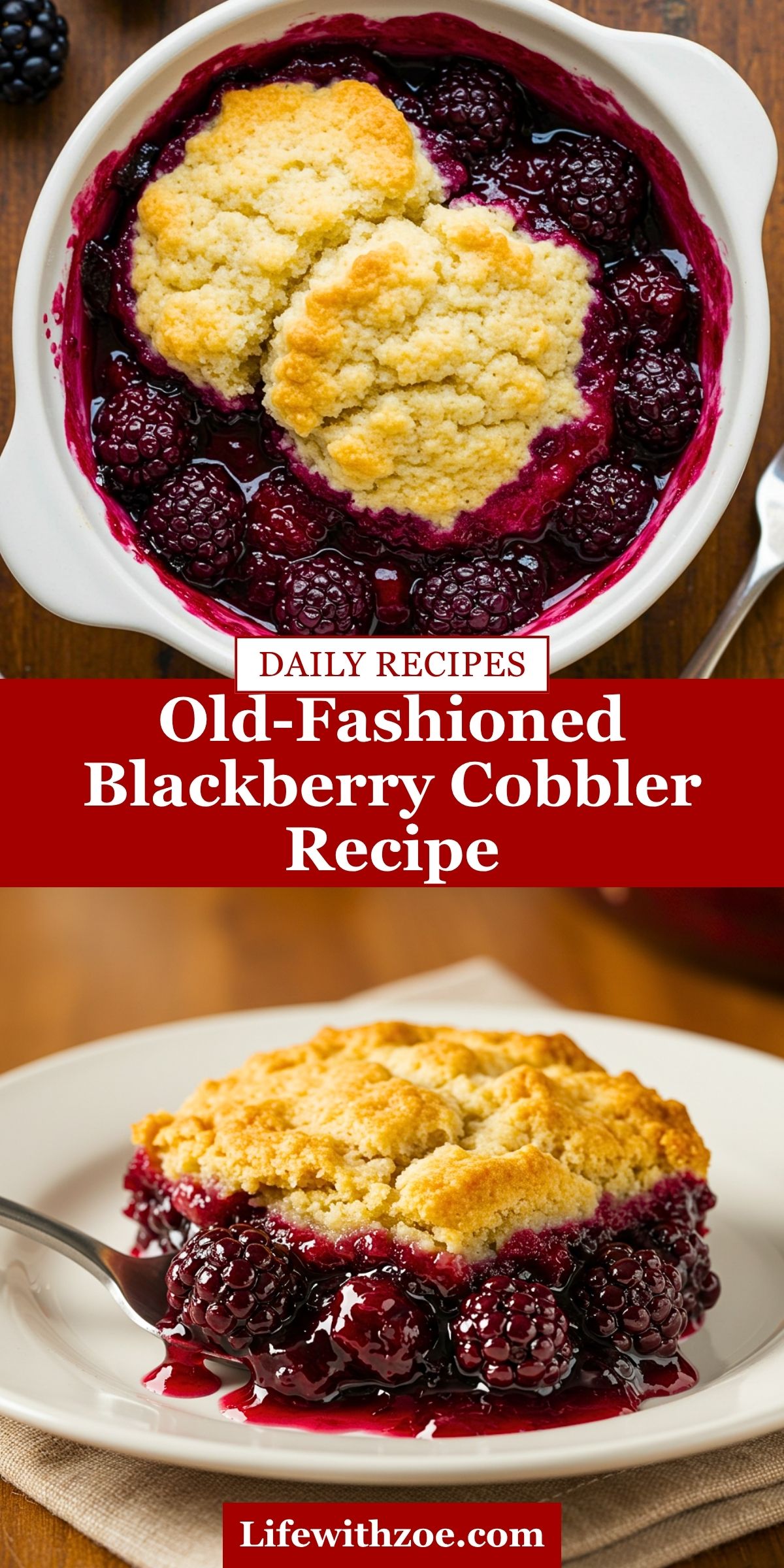 Old-Fashioned Blackberry Cobbler
