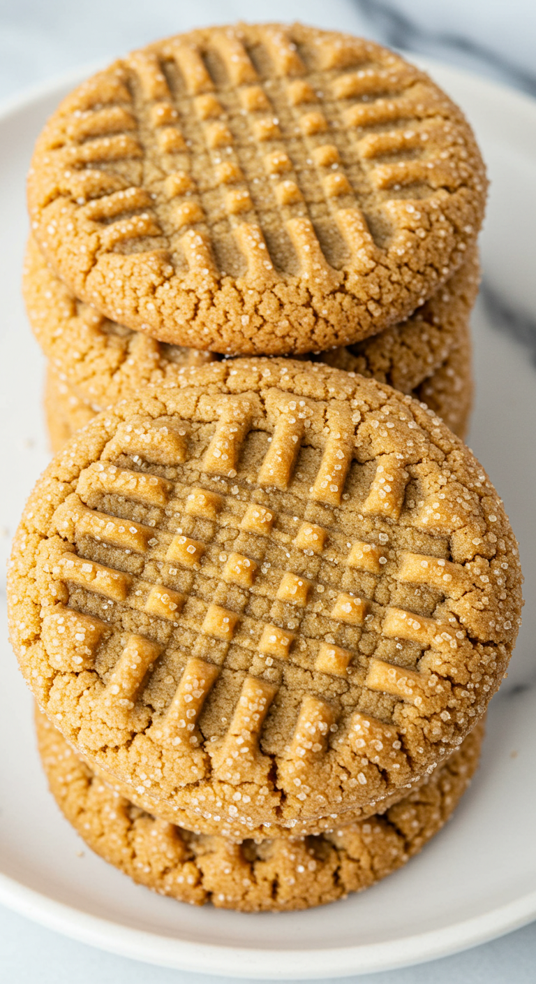 Peggi's Gigantic Melt In Your Mouth Crispy Peanut Butter Cookies