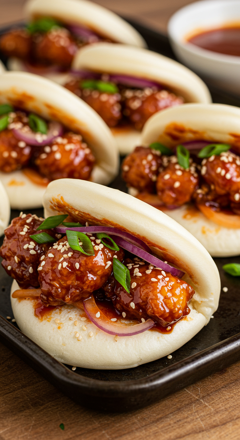 Korean Chicken Bao