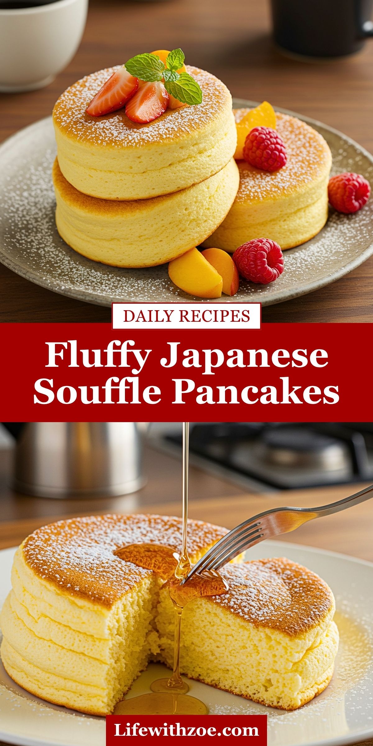 Fluffy Japanese Souffle Pancakes