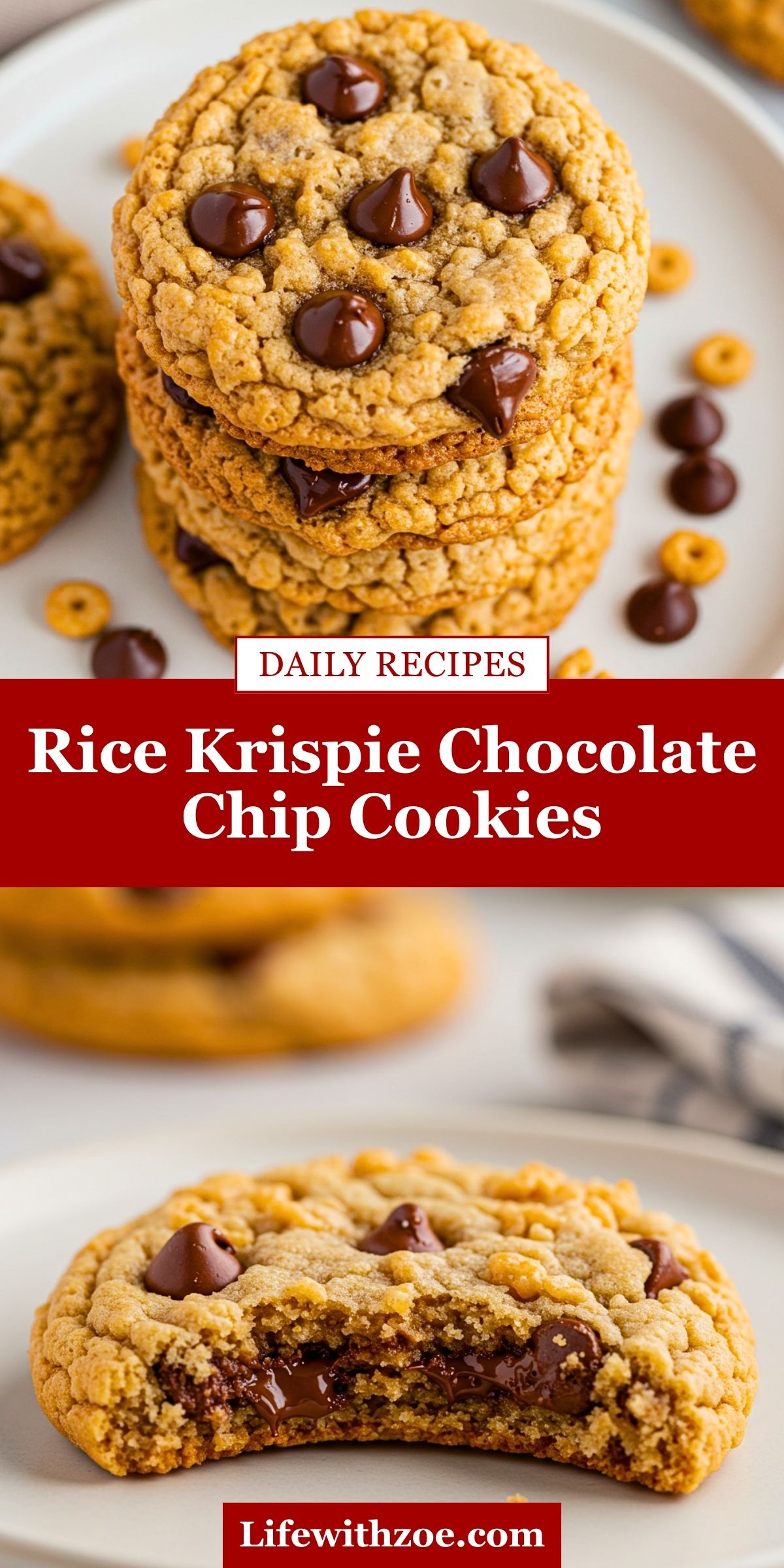 Rice Krispie Chocolate Chip Cookies