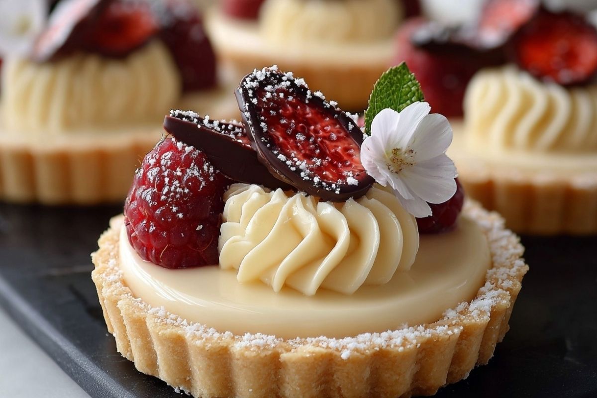 Elegant White Chocolate Mousse Tartlets