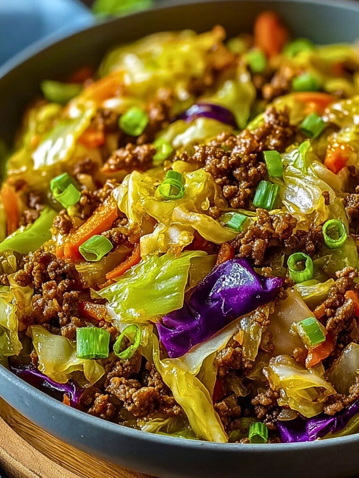 Healthy Chinese Ground Beef Cabbage