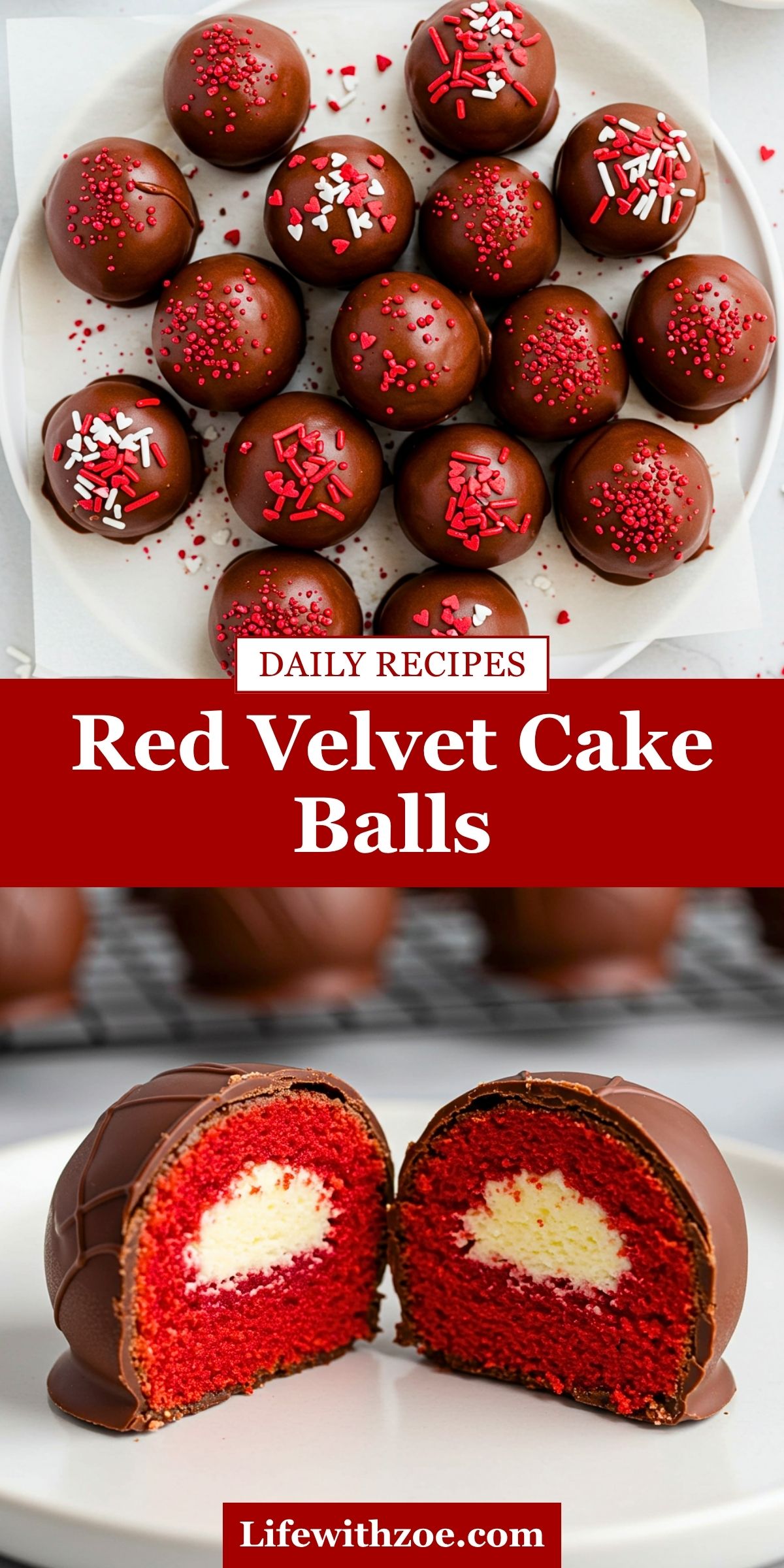 Red Velvet Cake Balls