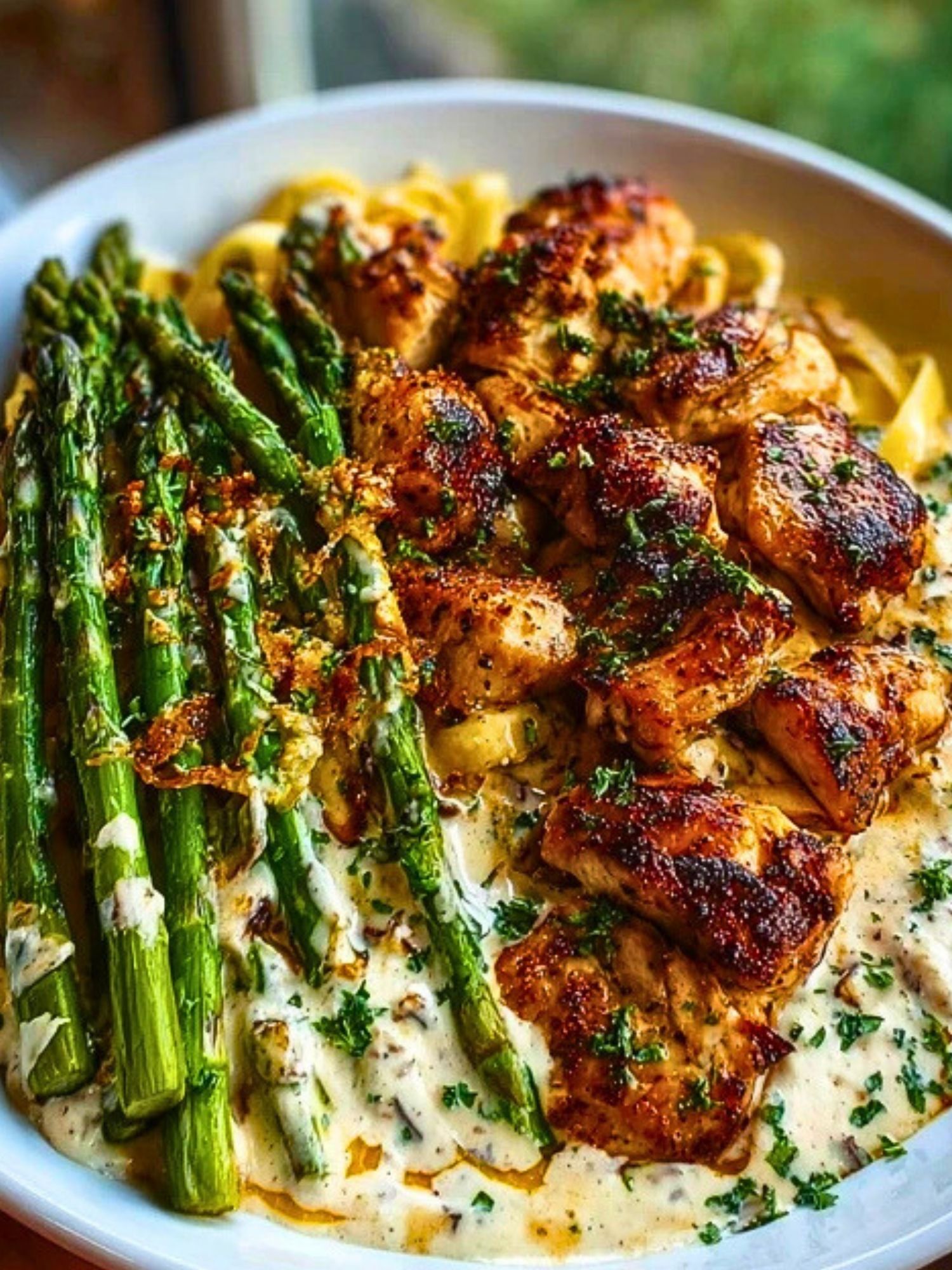 Ultimate Greek Chili Chicken Alfredo Recipe with Smoked Feta Cream ...