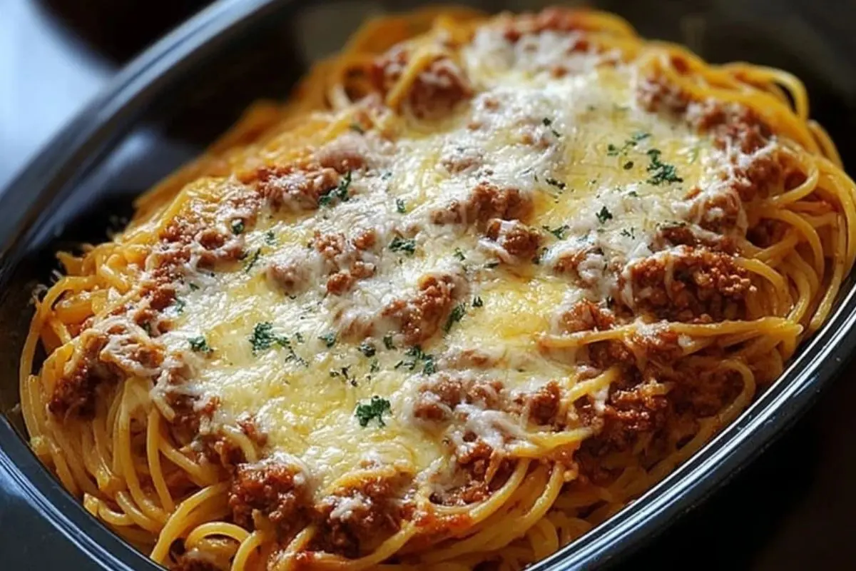 Baked Cream Cheese Spaghetti Recipe