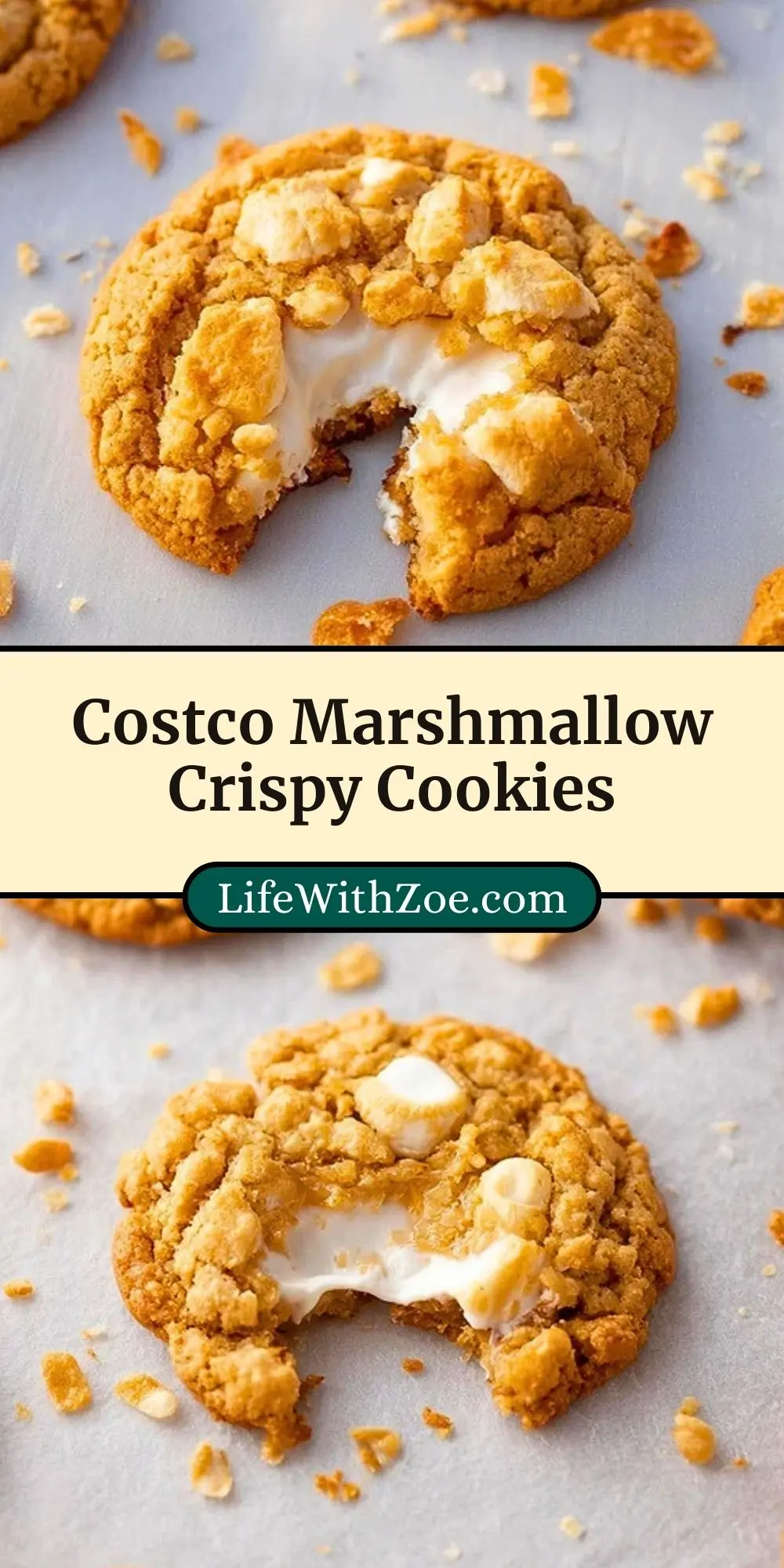 Costco Marshmallow Crispy Cookies