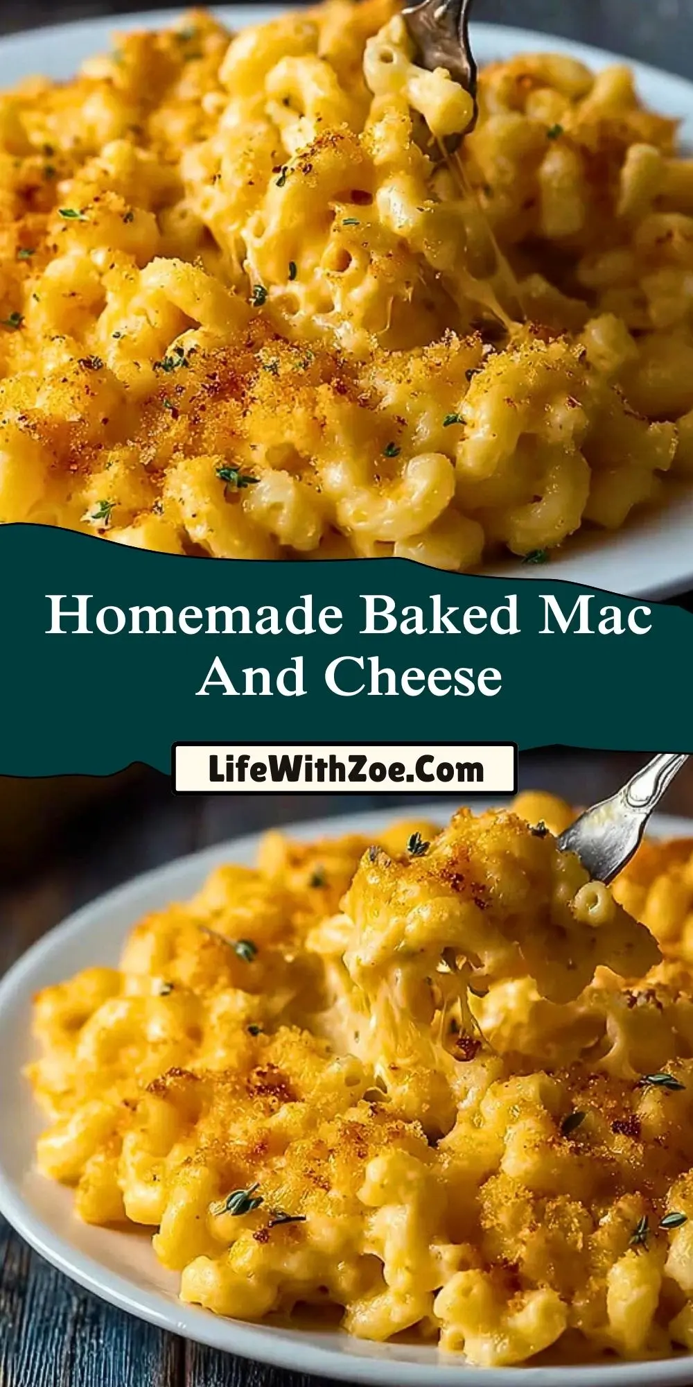 Homemade Baked Mac And Cheese