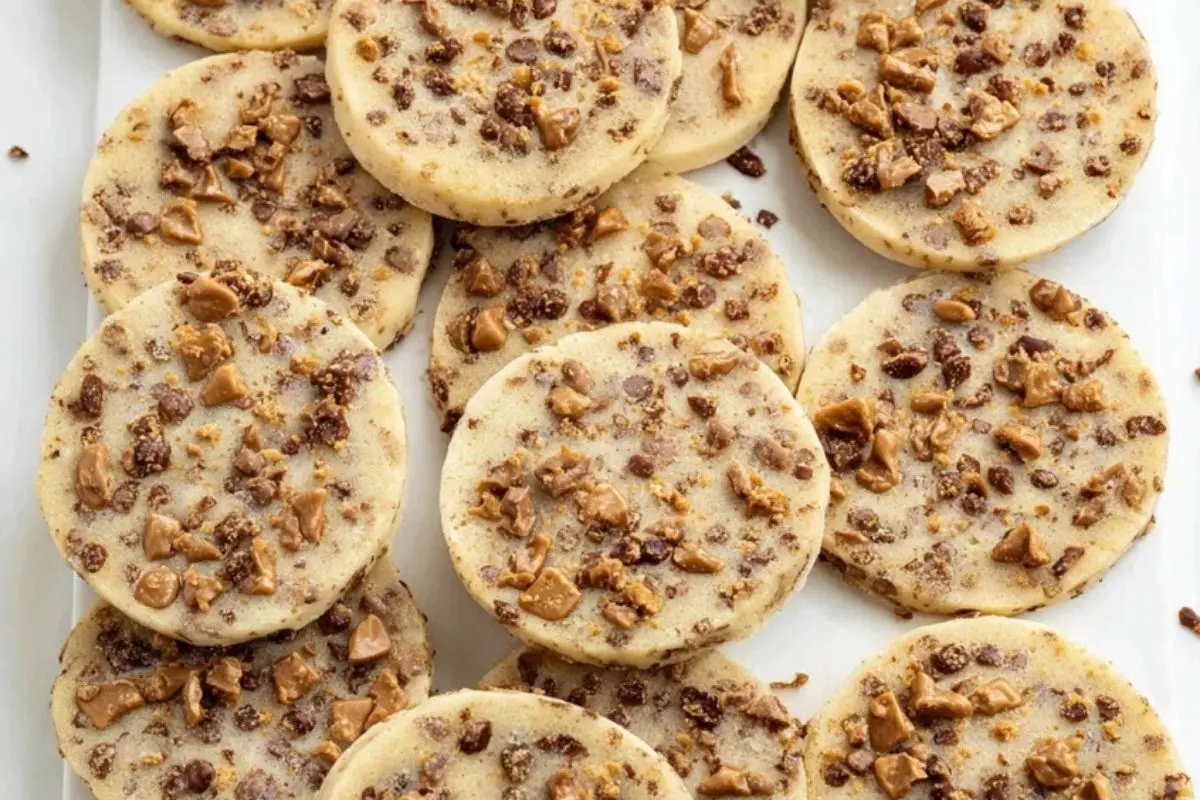 Toffee Icebox Cookies